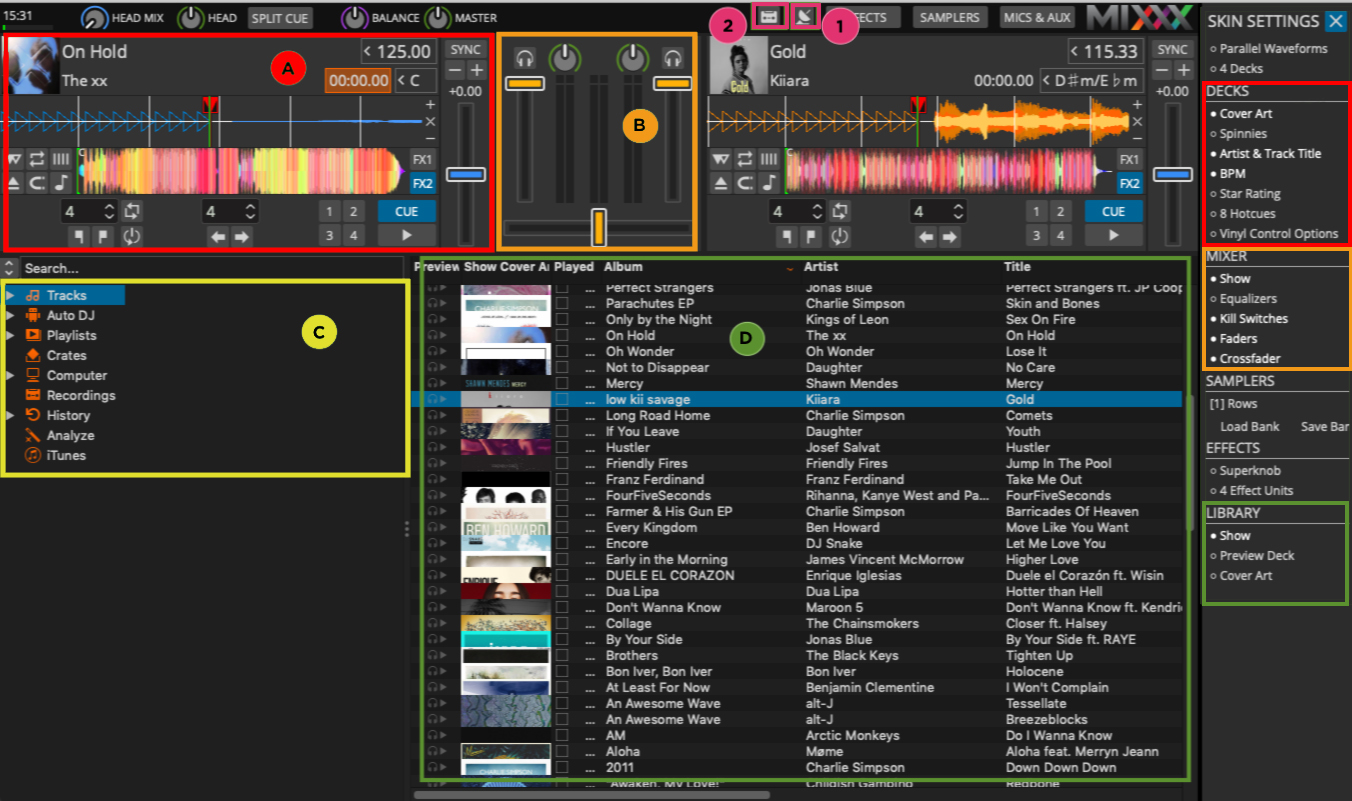 Diffuser avec Mixxx – Centre d'aide RadioKing